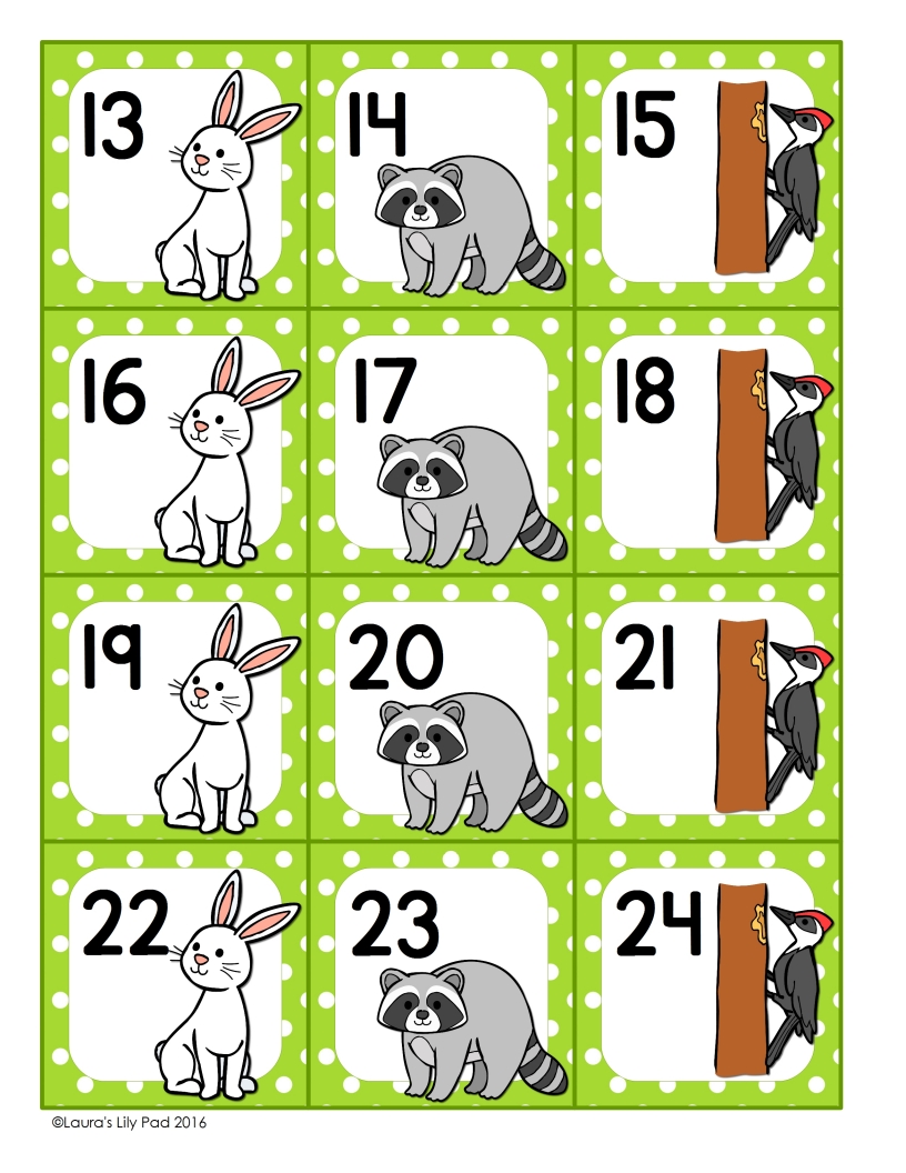 Calendar Forest Animals Theme - Made By Teachers