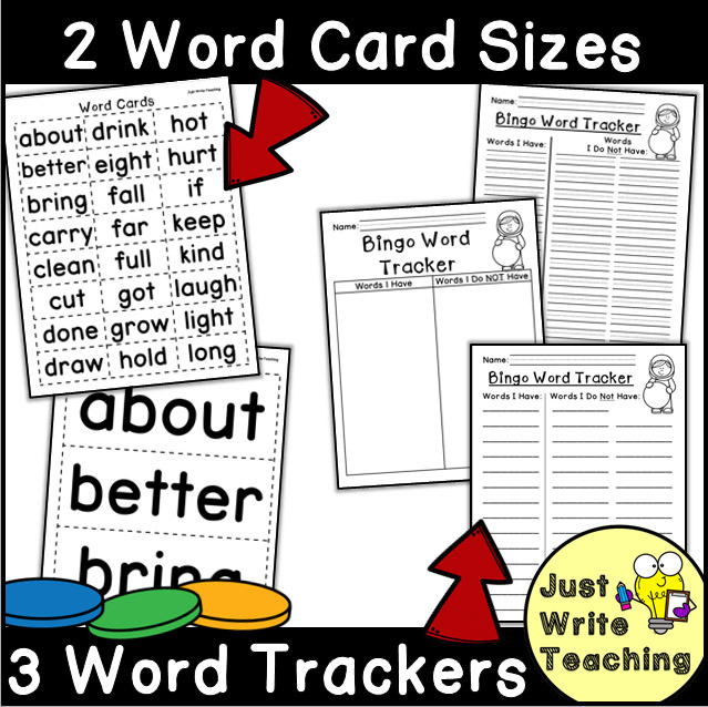 Sight Word Bingo - Dolch Third Grade - Made By Teachers