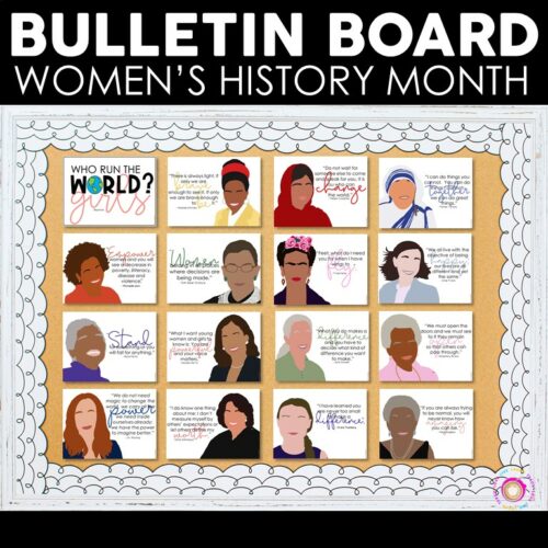 Women's History Month Posters | Bulletin Board Set | Made By Teachers