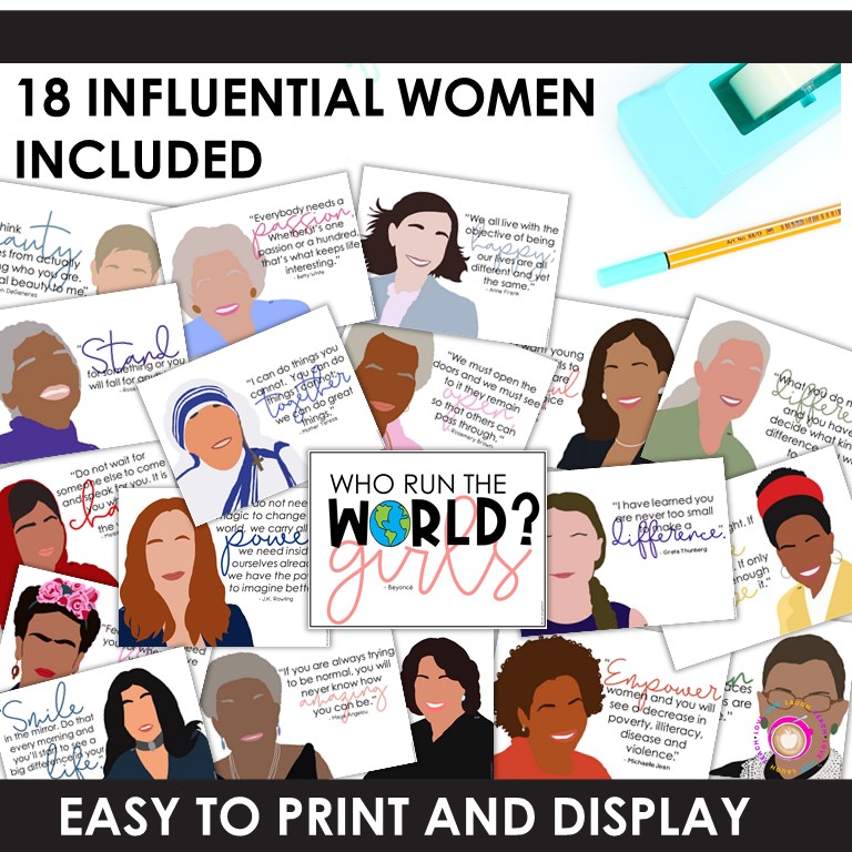 Women's History Month Posters | Bulletin Board Set | Made By Teachers