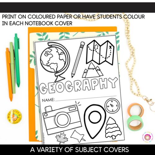Notebook Covers | Student Portfolio Covers | Made By Teachers