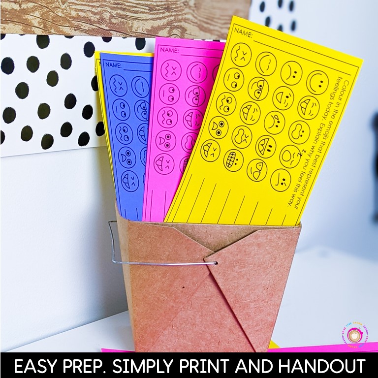 Student Mental Health Check In Slips | Social Emotional Learning ...