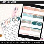 Editable Student Log In Cards | Usernames and Passwords Cards | Made By ...