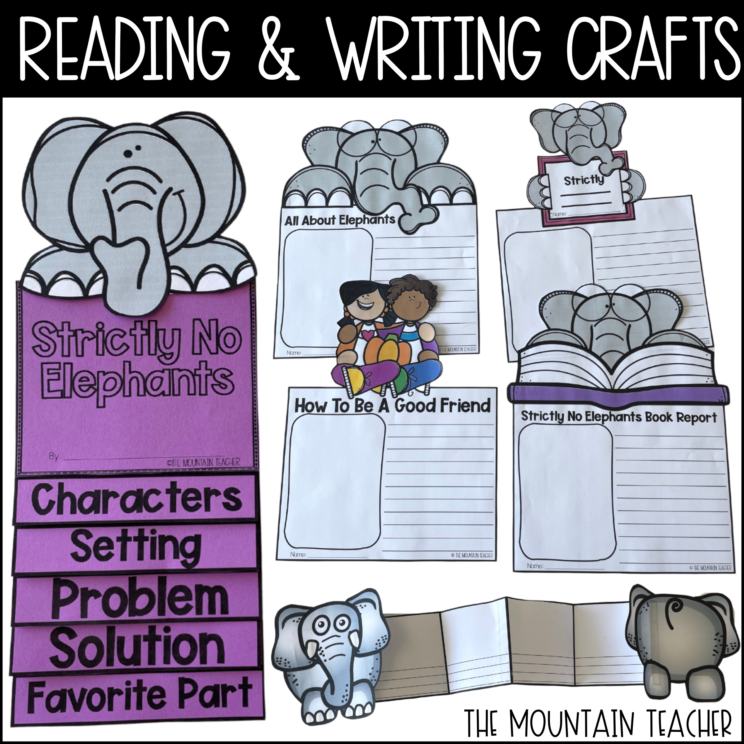 Strictly No Elephants Book Companion | Reading & Writing Activities ...
