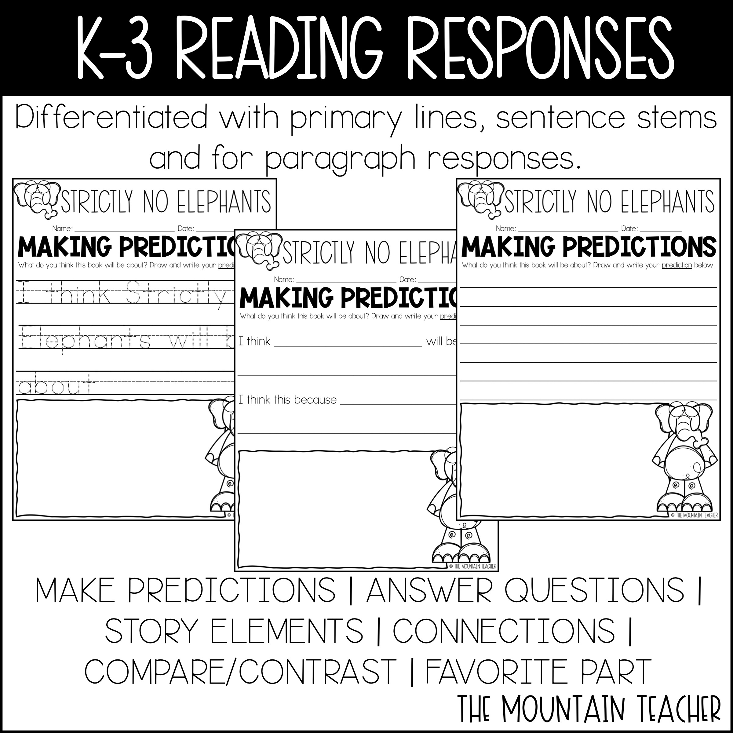 Strictly No Elephants Book Companion | Reading & Writing Activities ...