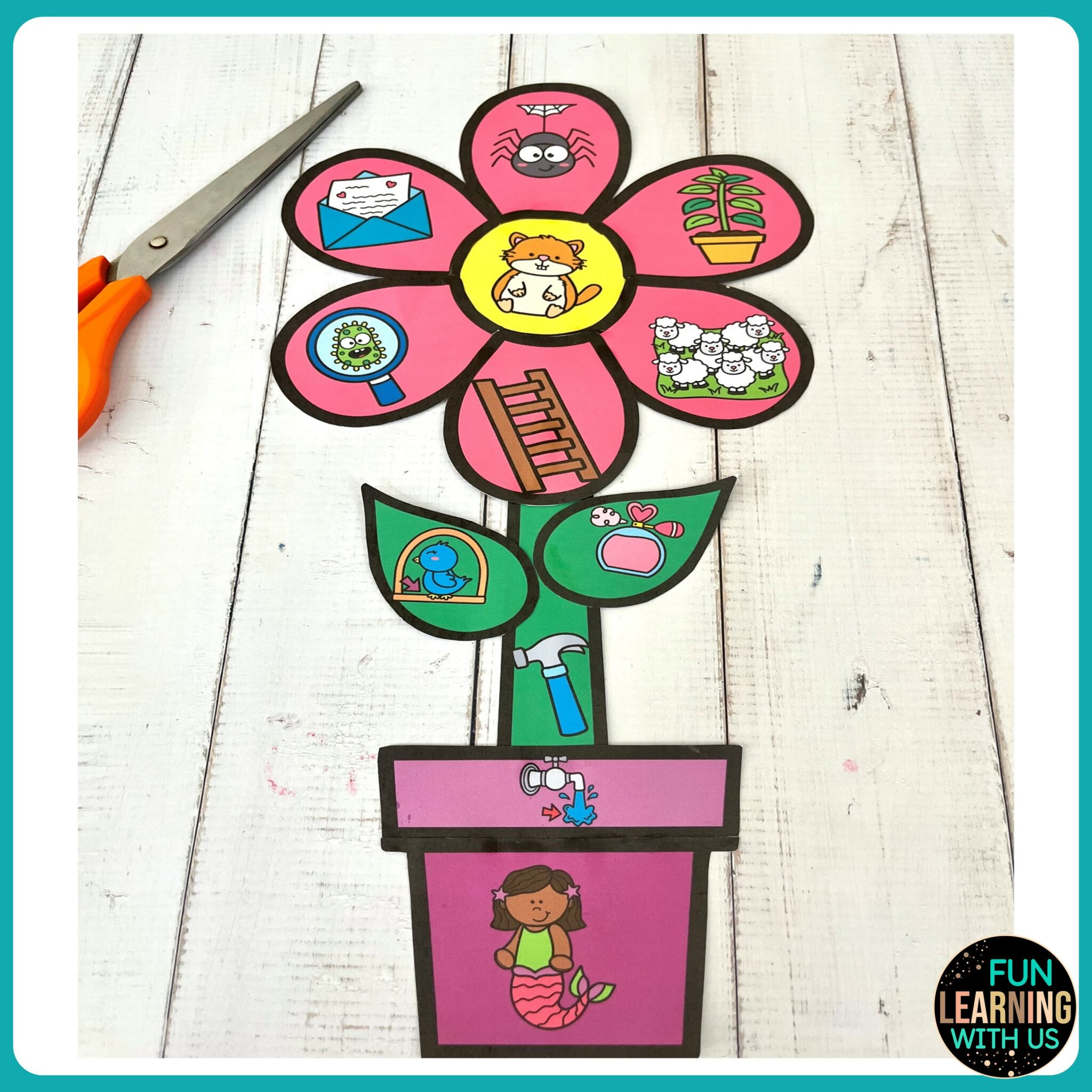 Er Controlled Vowels Craft | Bossy R Flower Craft | Made By Teachers