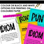 Figurative Language Posters | ELA Bulletin Board Set | Brights - Made ...