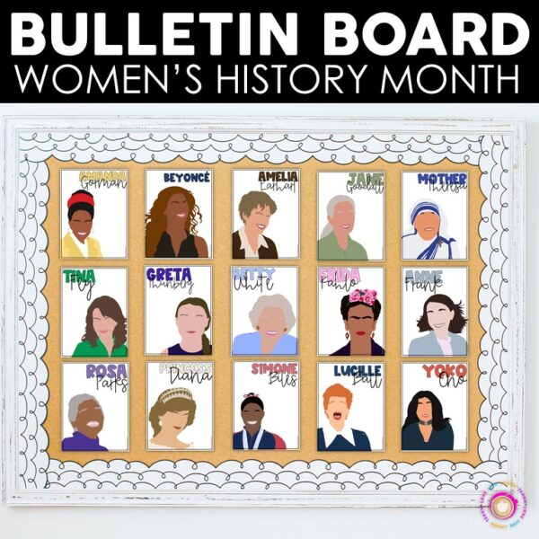 Women's History Month Posters | Bulletin Board Set | Made By Teachers