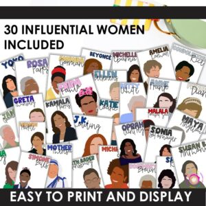 Women's History Month Posters | Bulletin Board Set | Made By Teachers