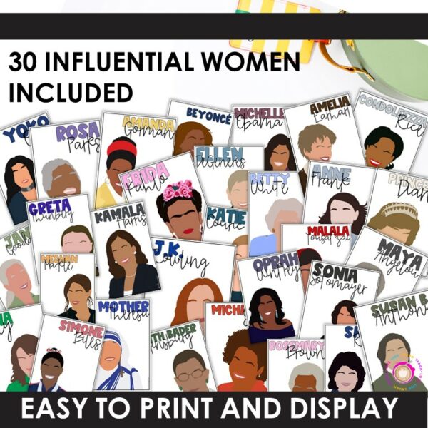 Women's History Month Posters | Bulletin Board Set | Made By Teachers