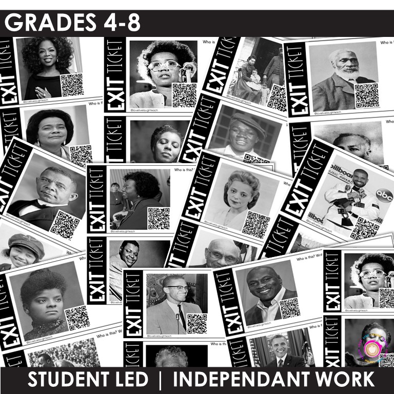 Black History Month Exit Tickets | African Americans & Canadians ...