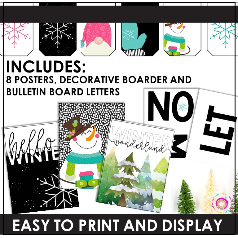 Winter Bulletin Board Kit or Door Decor | Made By Teachers