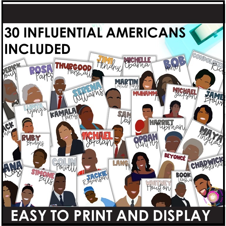 Black History Posters | Black History Month Bulletin Board - Made By ...