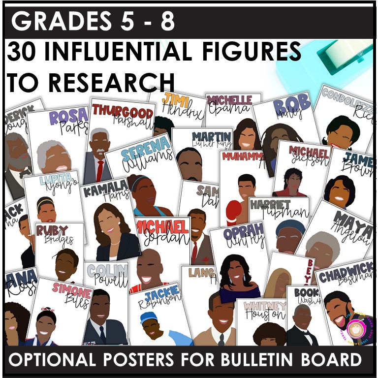 Black History Month Biography Research Project | Paper & Digital ...