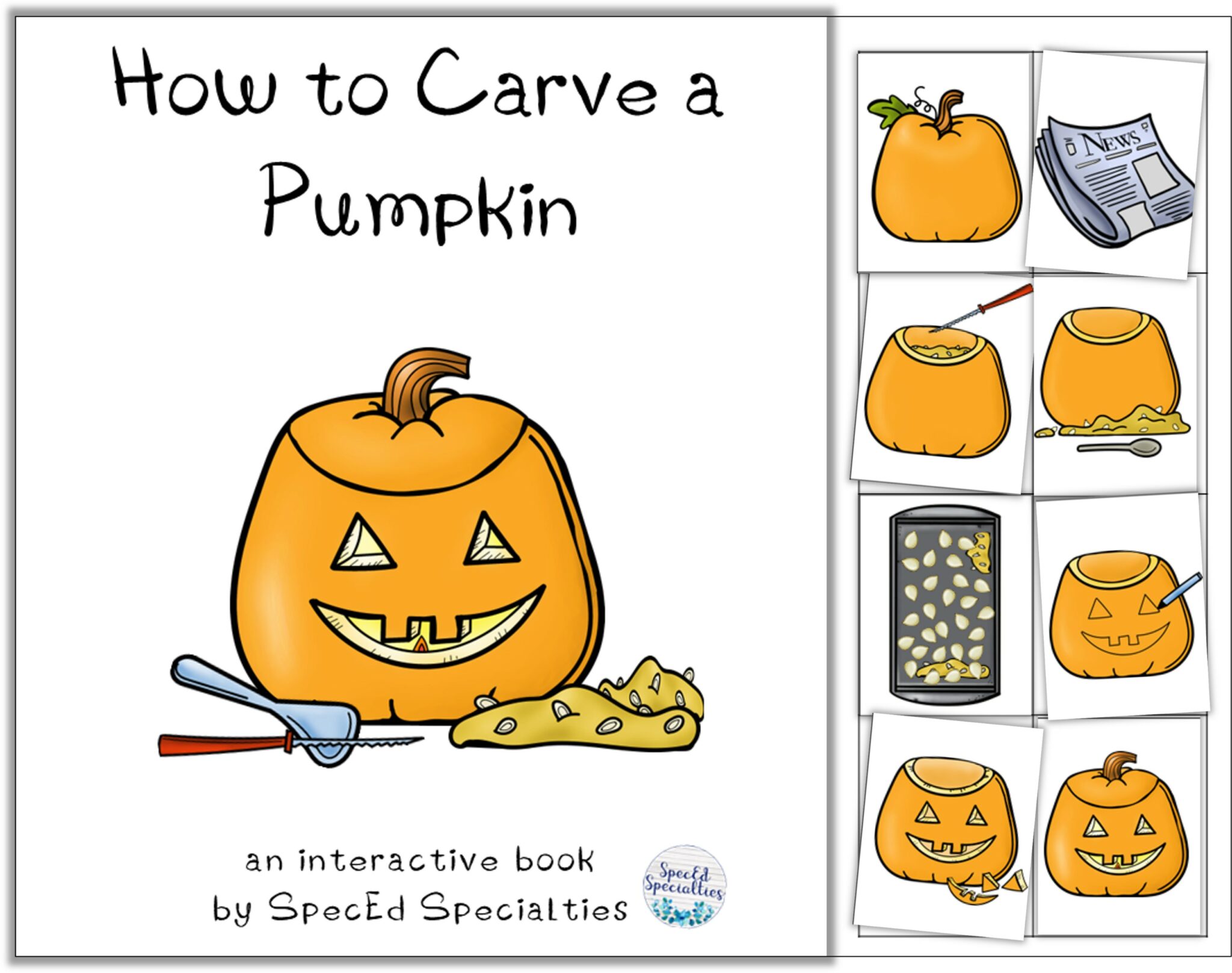 Halloween Adapted Books for October - Made By Teachers