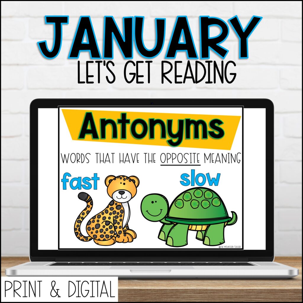 January DIGITAL Lets Get Reading 2nd Grade Reading Unit for Google ...