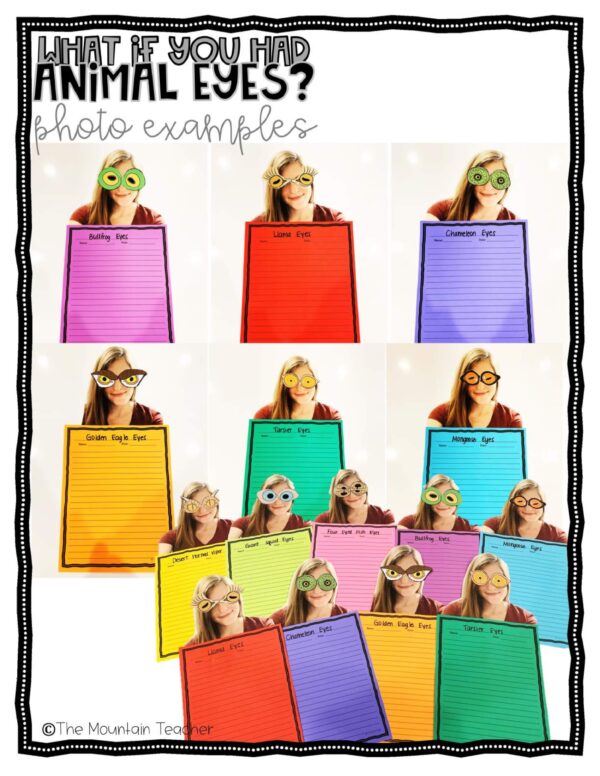 What If You Had Animal Eyes Writing Activity | Animal Adaptation ...