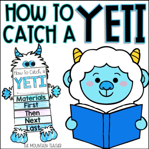 How To Catch a Yeti January Writing Template and Bulletin Board Craft ...