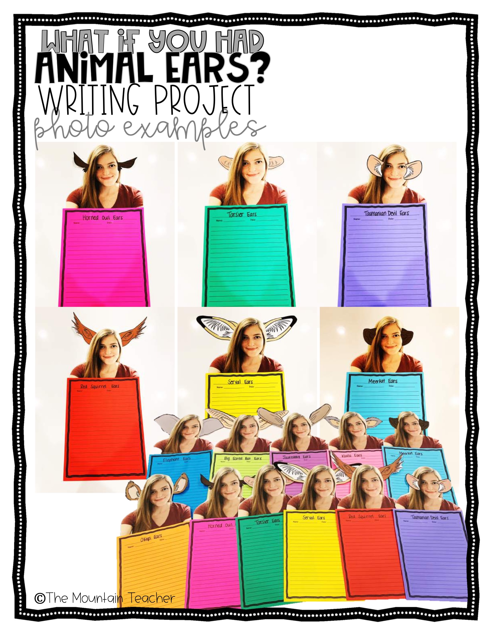 What If You Had Animal Ears Writing Activity | Animal Adaptation ...