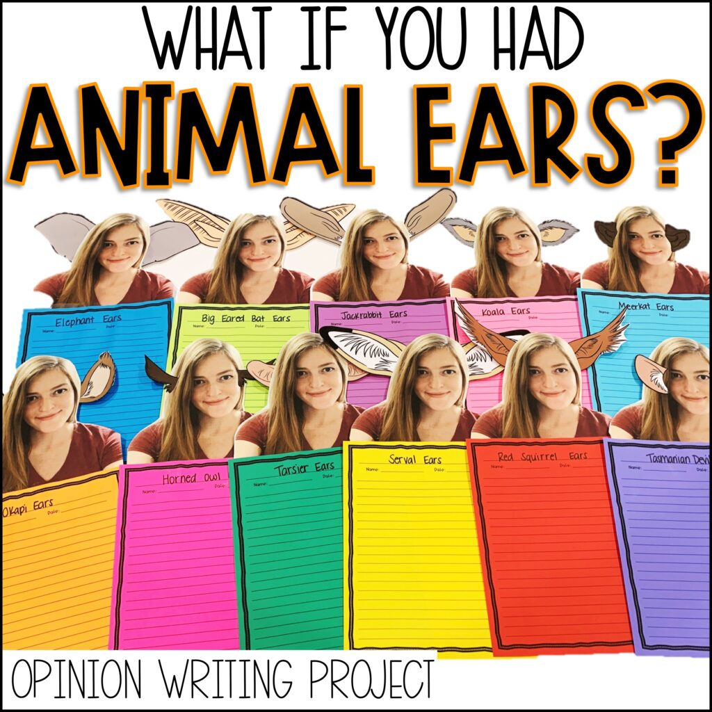 What If You Had Animal Ears Writing Activity | Animal Adaptation ...