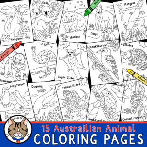 Australian Animal Coloring Pages - Made By Teachers