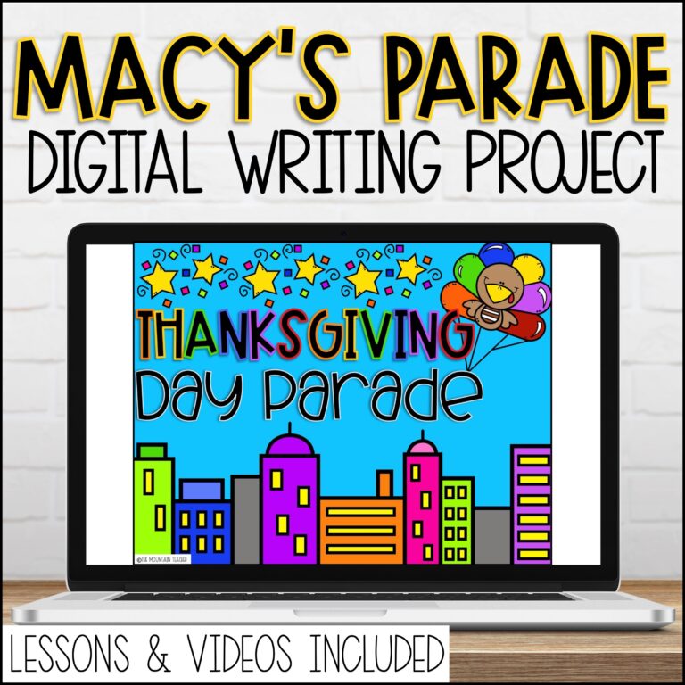Macys Thanksgiving Day Parade Google Slides Writing Template and Videos ...