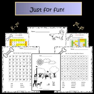 Service Animals w/added ELA skills, "Abe the Service Dog" | Made By ...