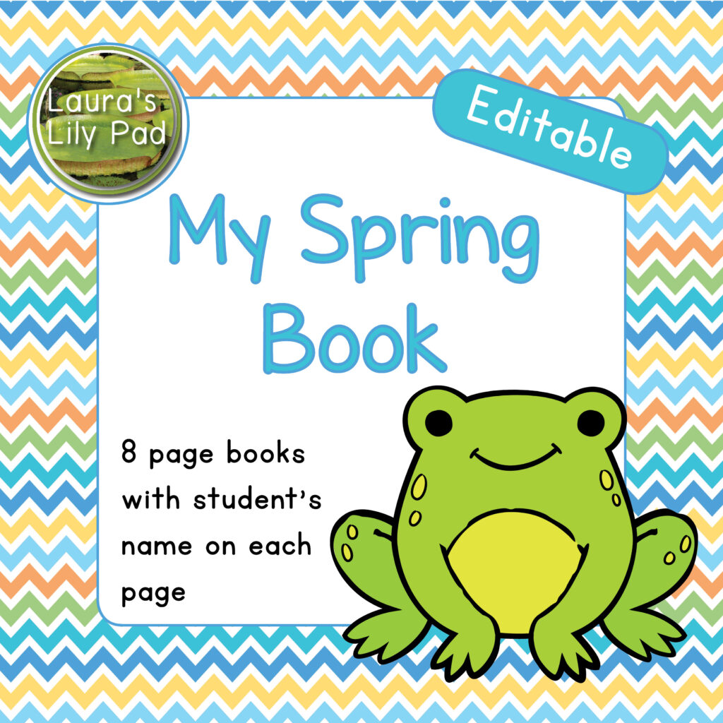 My Spring Book Editable and Personalized | Made By Teachers