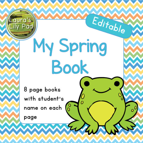 My Spring Book Editable and Personalized | Made By Teachers