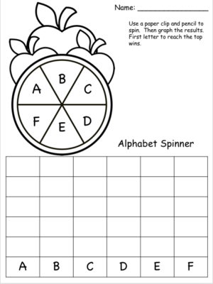 Alphabet Spinners: An Apple Themed Letter Recognition Game - Made By ...