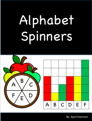 Alphabet Spinners: An Apple Themed Letter Recognition Game | Made By ...