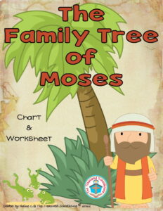 The Family Tree of Moses Chart and Worksheet - Made By Teachers