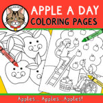 Apple Coloring Pages - Made By Teachers
