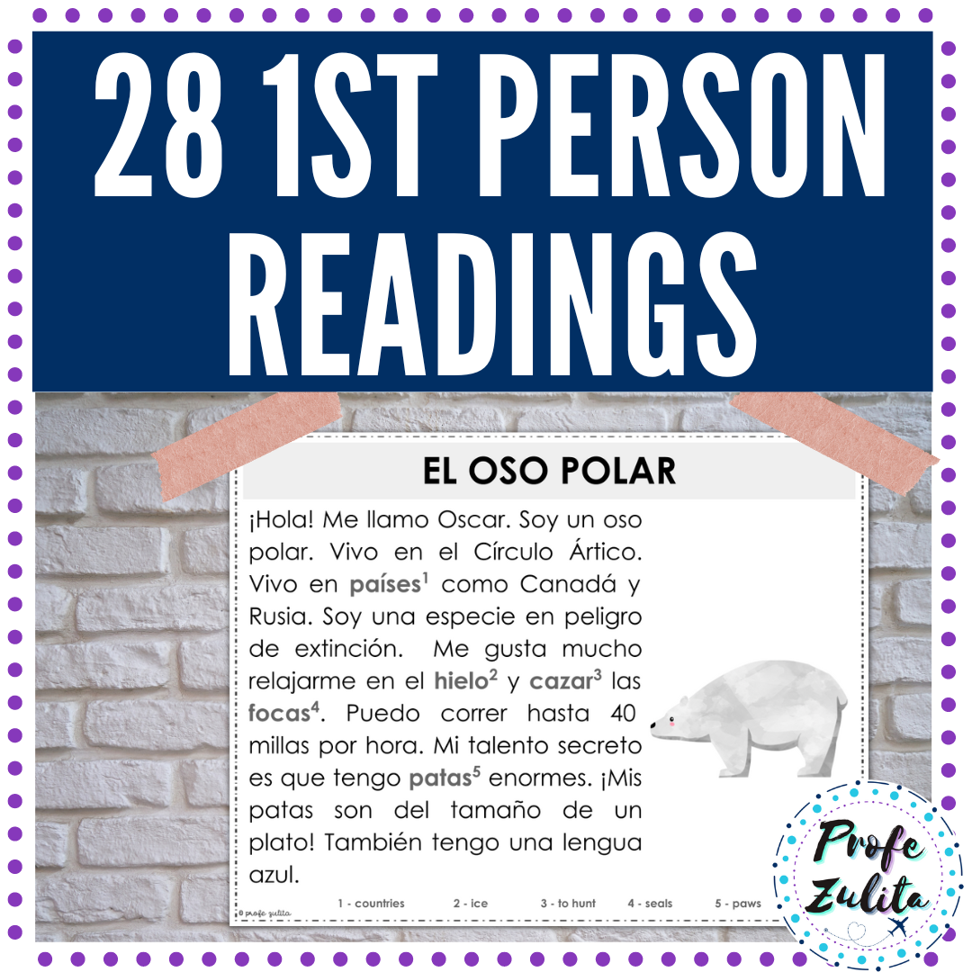Animals in Spanish Gallery Walk Readings & Activities | Made By Teachers