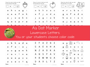 Alphabet Letter A Dot Marker Center - Made By Teachers