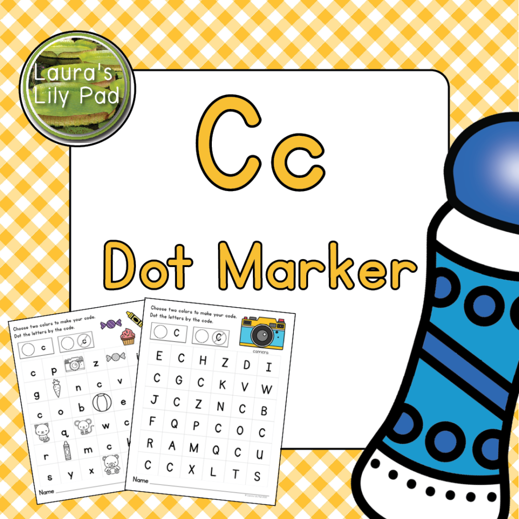 Alphabet Letter C Dot Marker Center | Made By Teachers