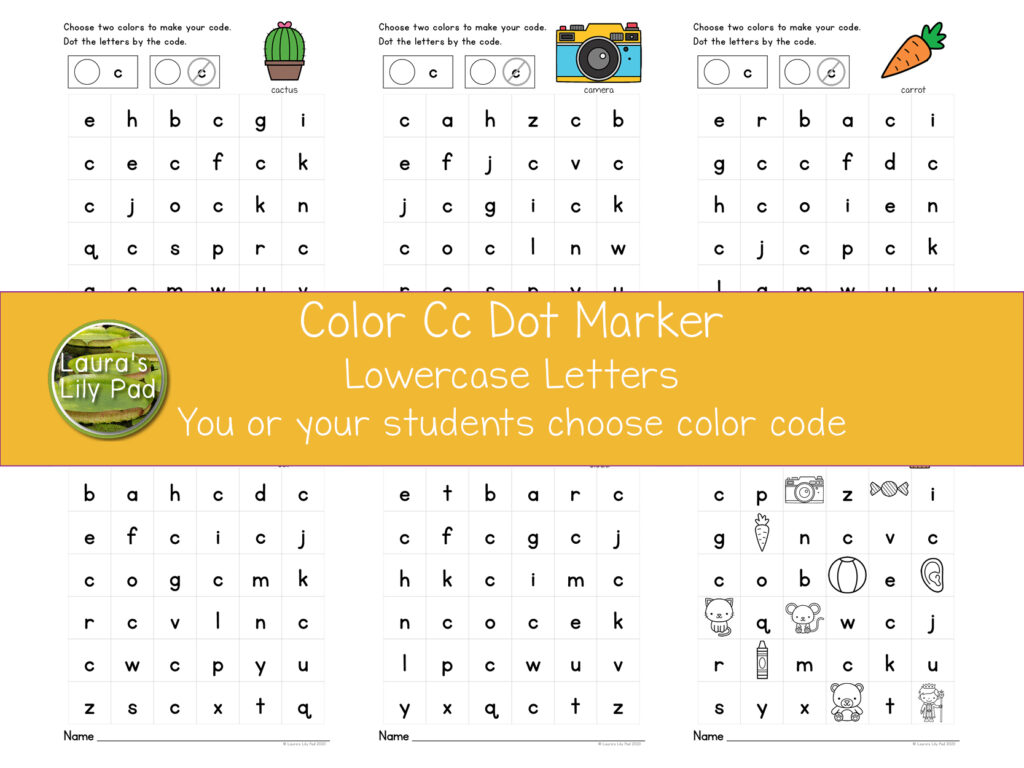 Alphabet Letter C Dot Marker Center - Made By Teachers