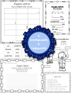 Psalm 139:14 Activity Pack for I Am Wonderfully Made | Made By Teachers
