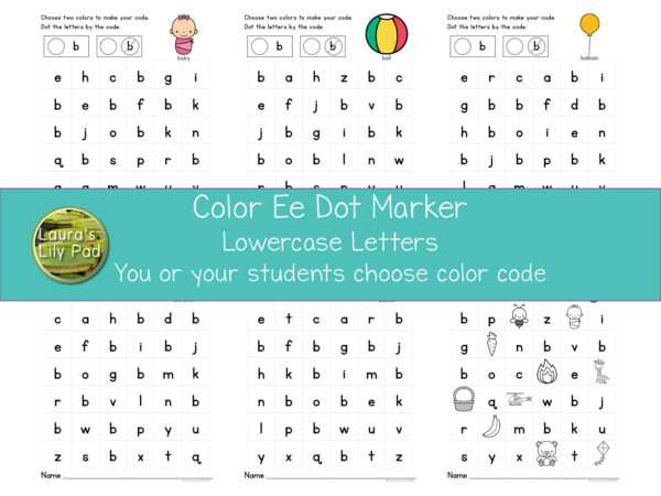 Alphabet Letter E Dot Marker Center - Made By Teachers