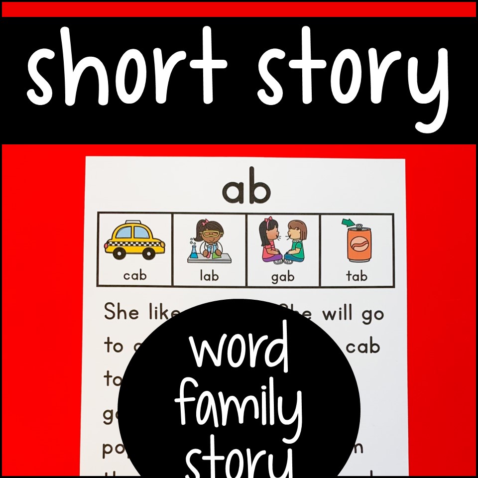 CVC Word Reading Fluency for ab Word Family | Made By Teachers