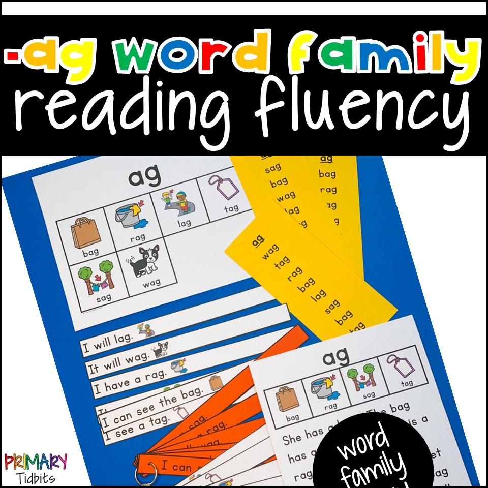 CVC Word Reading Fluency for ag Word Family | Made By Teachers