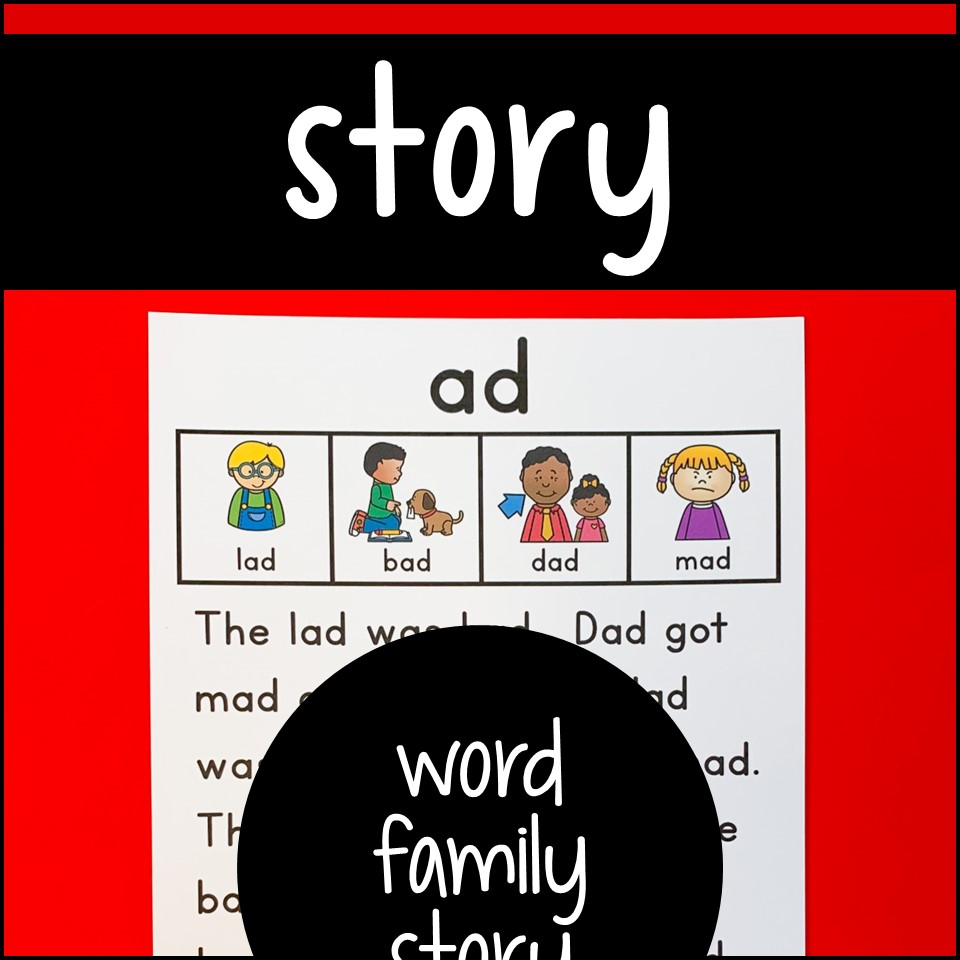 CVC Word Reading Fluency for ag Word Family - Made By Teachers