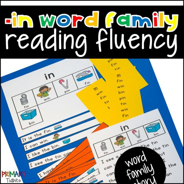 CVC Word Reading Fluency for in Word Family - Made By Teachers