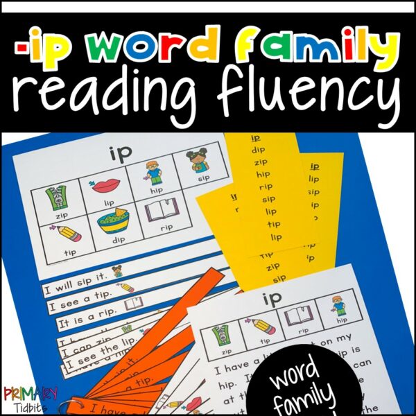 CVC Word Reading Fluency for ip Word Family - Made By Teachers