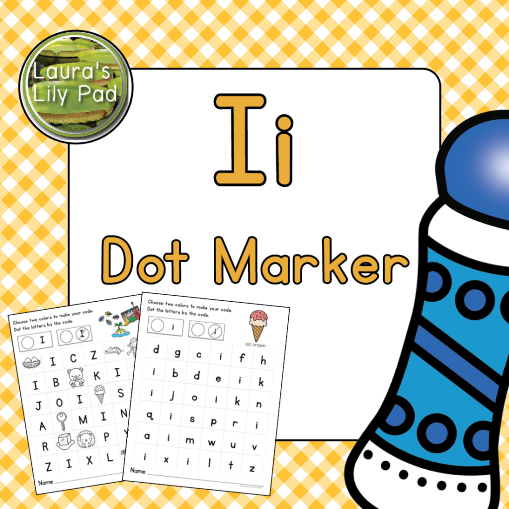 Alphabet Letter I Dot Marker Center - Made By Teachers