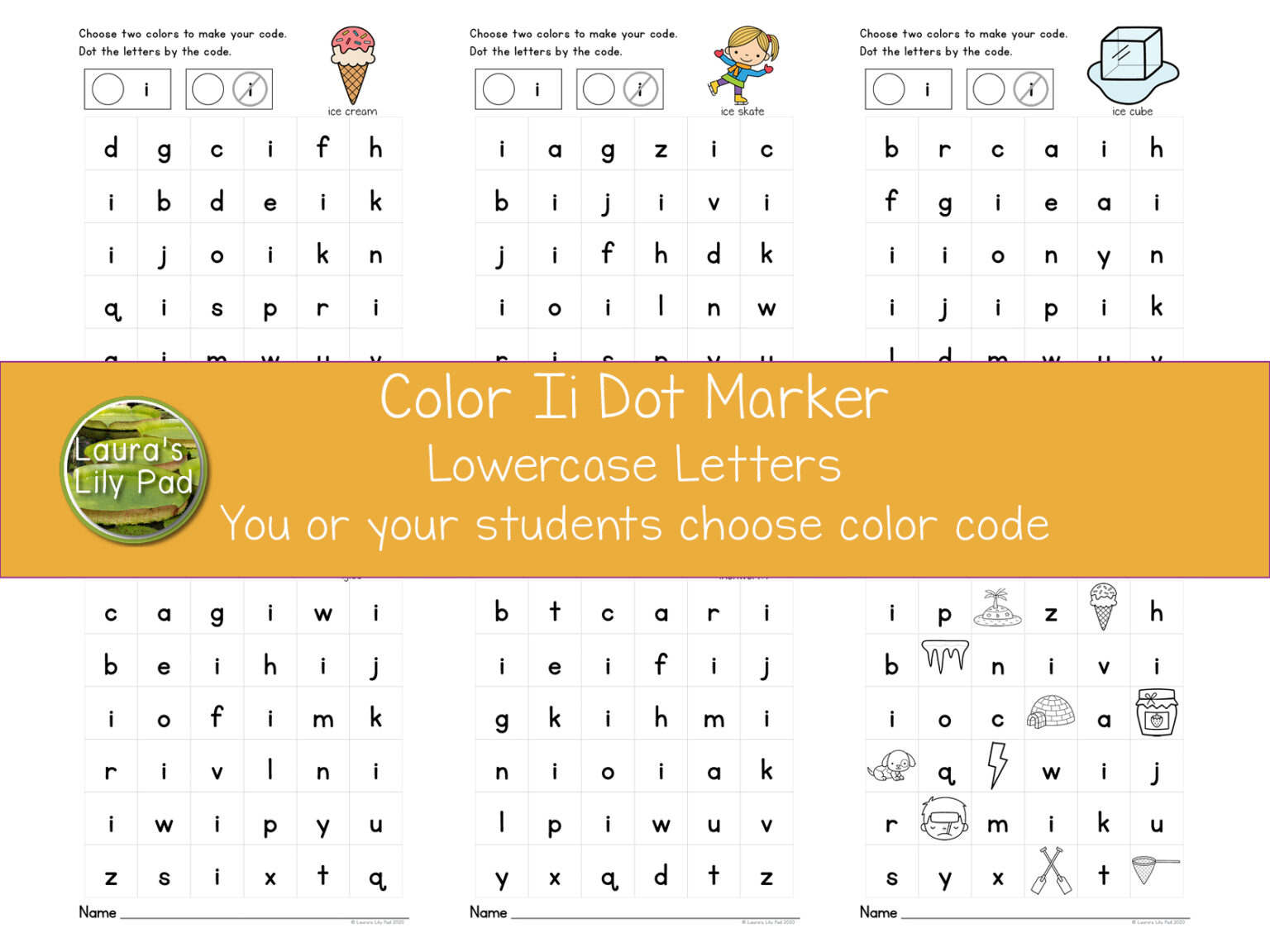 Alphabet Letter I Dot Marker Center - Made By Teachers