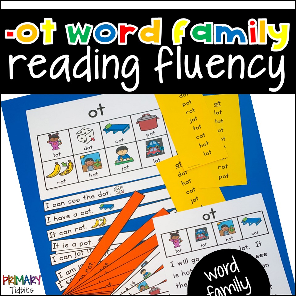 CVC Word Reading Fluency for ot Word Family | Made By Teachers