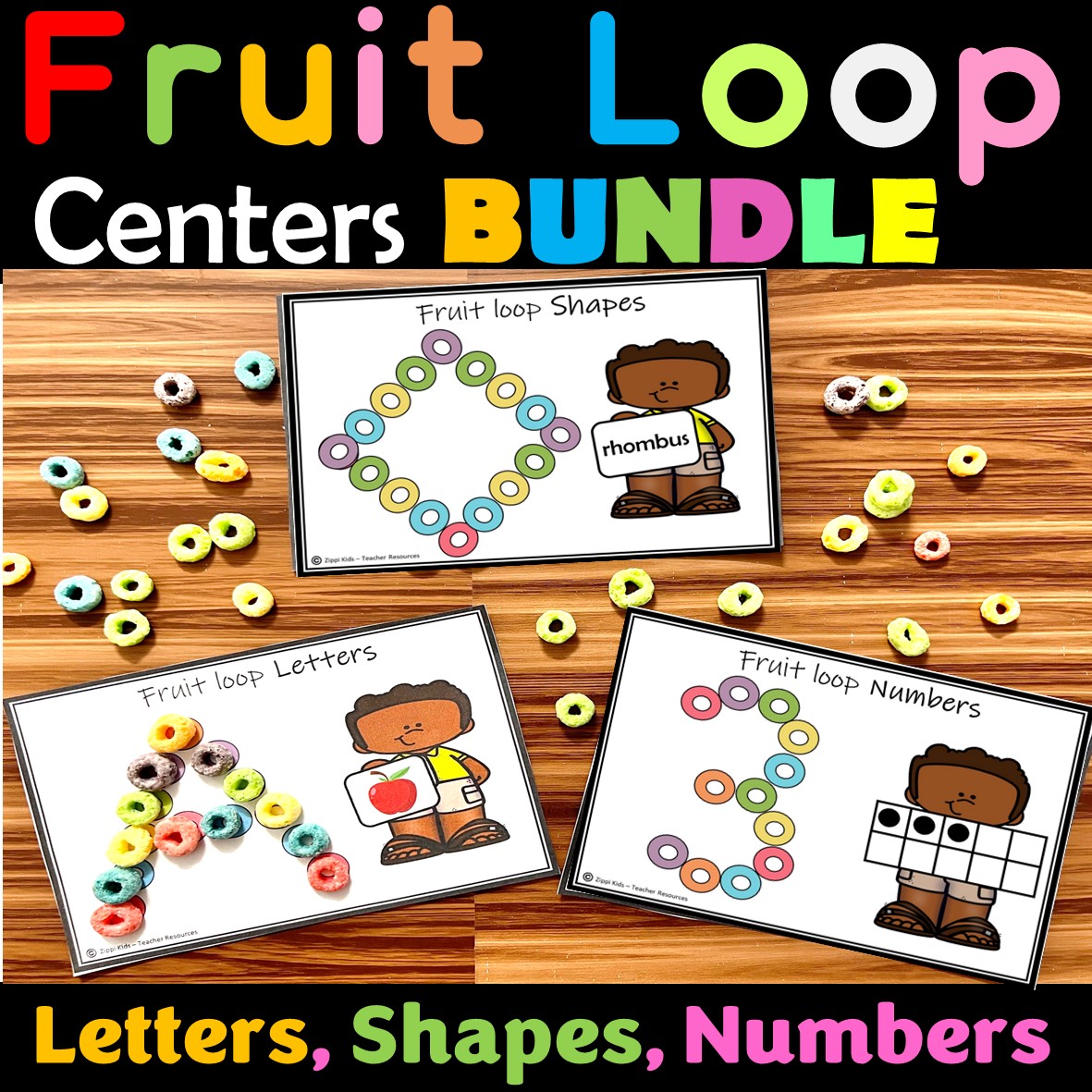 Fruit Loop Letters Activities, Morning Tubs, Alphabet Centers, Task ...