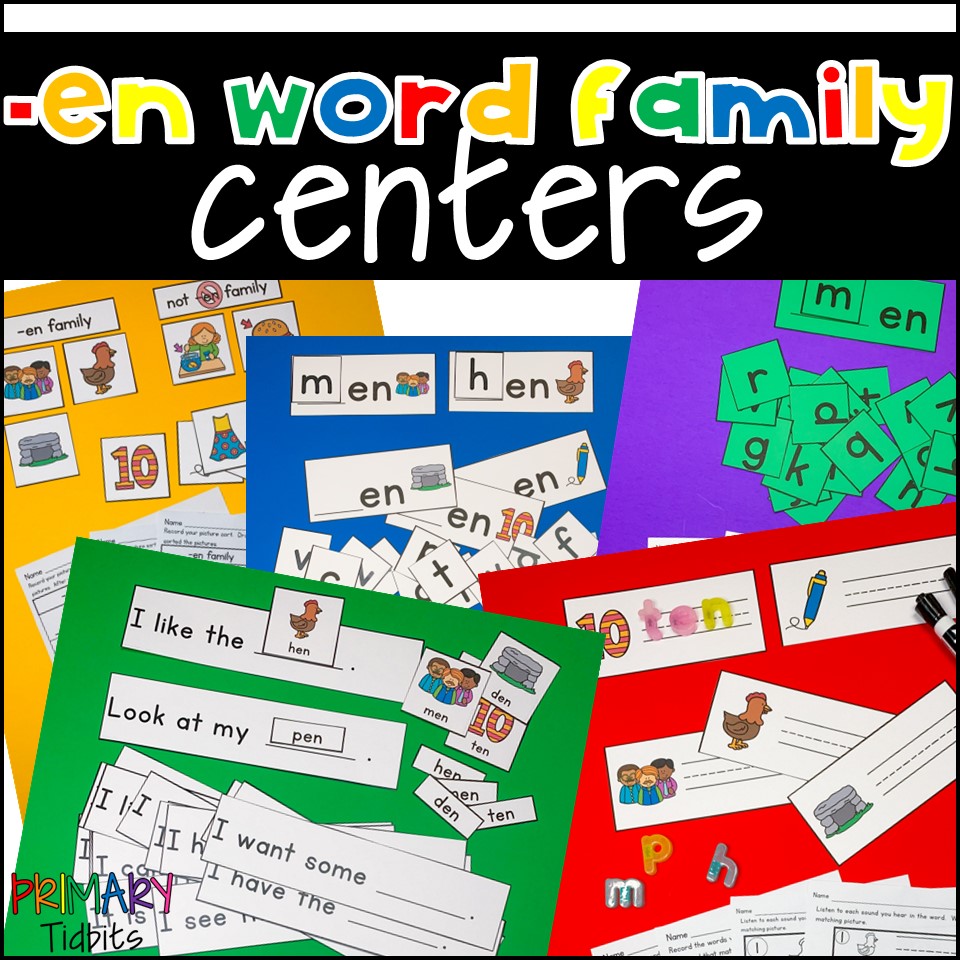 CVC Word Family Activity Centers for ip Word Family | Made By Teachers