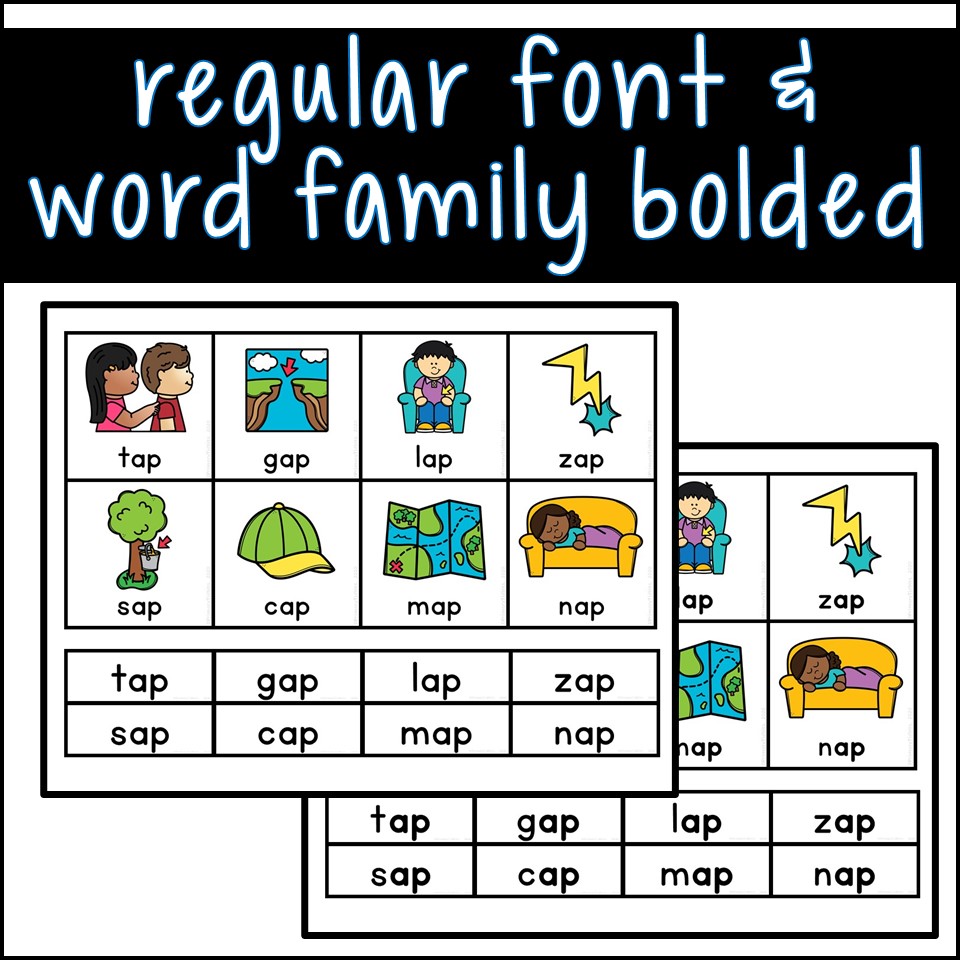 CVC Word Family Activity Centers for ap Word Family - Made By Teachers